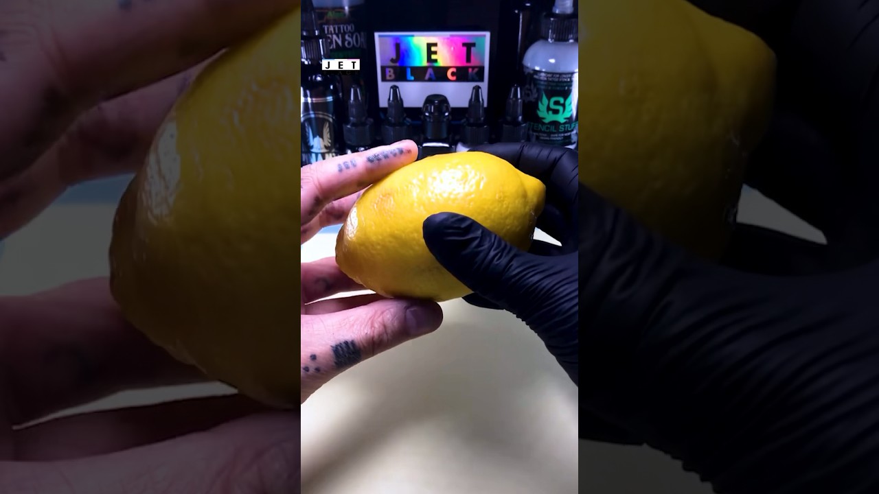 Does It Tattoo, Lemon #tattoo #practice #jetblacktattoos
