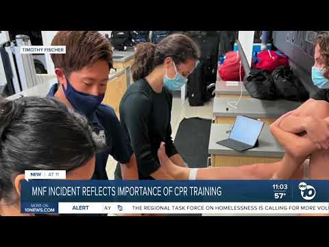 KGTV-SD: MNF Incident Sheds Light on Importance of CPR Training