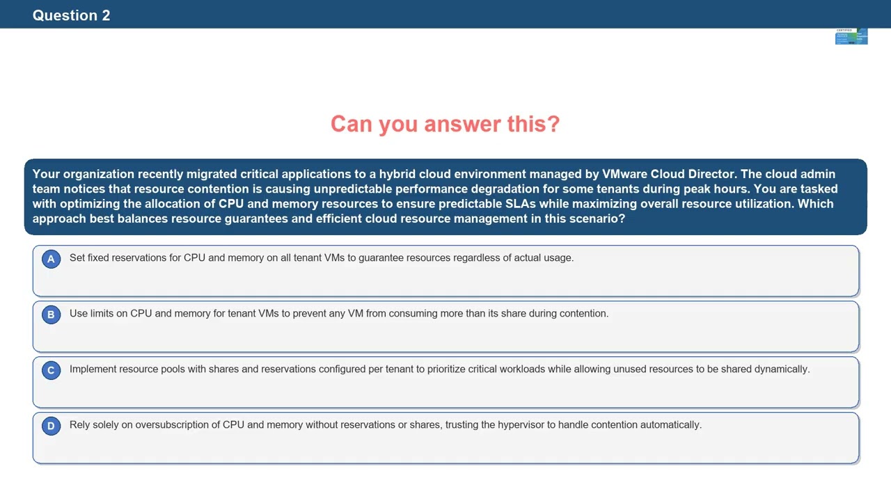 VMware Certified Technical Associate VCTA - Exam Preparation
