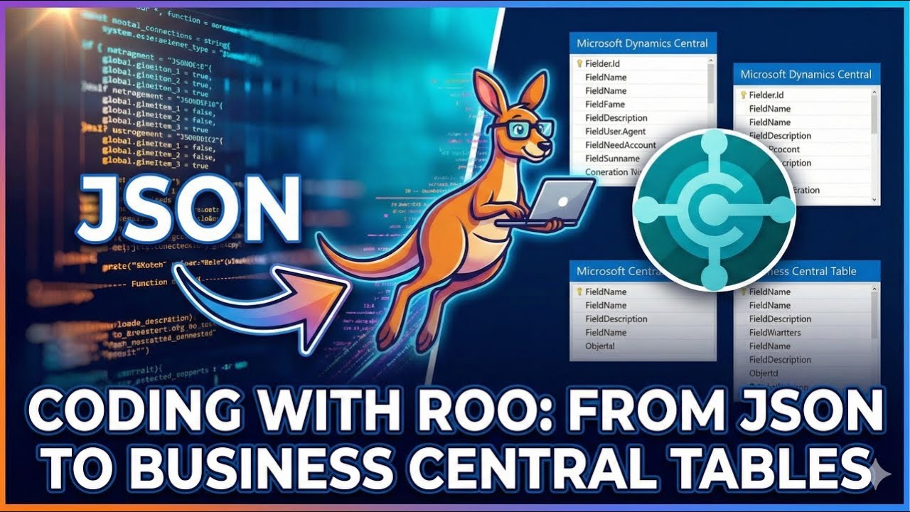 Coding with Roo From JSON to Business Central Tables