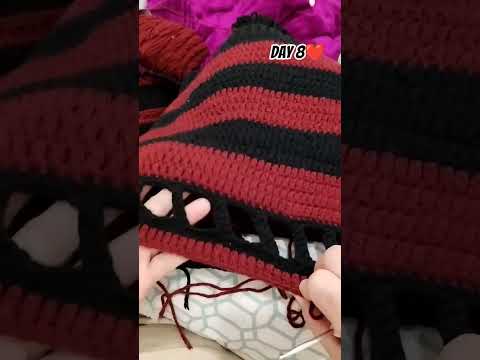day 8 of crocheting ❤️. #crochet #handmade #shortvideo #shorts #ofwksa