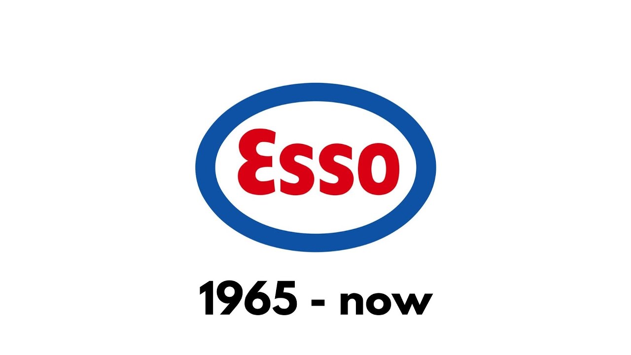 Esso Gas Logo History Timeline