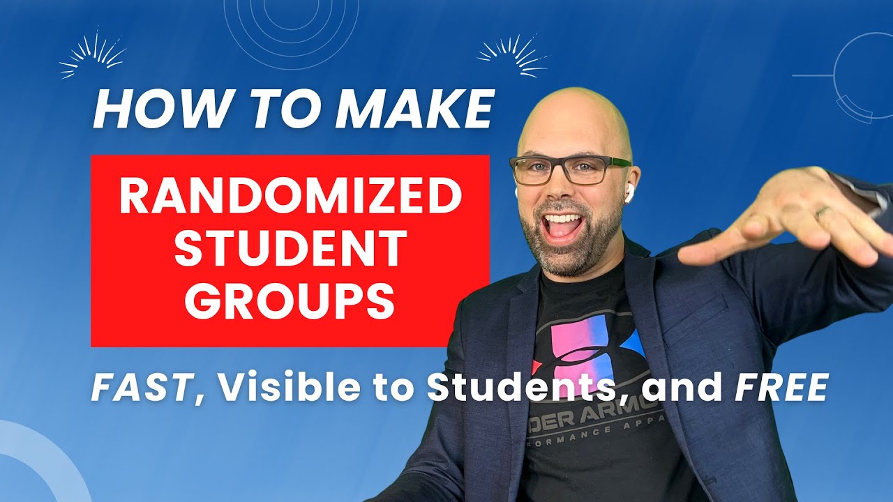 How to Create RANDOMIZED STUDENT GROUPS Quickly, Easily, and For Free Using Classtools.net