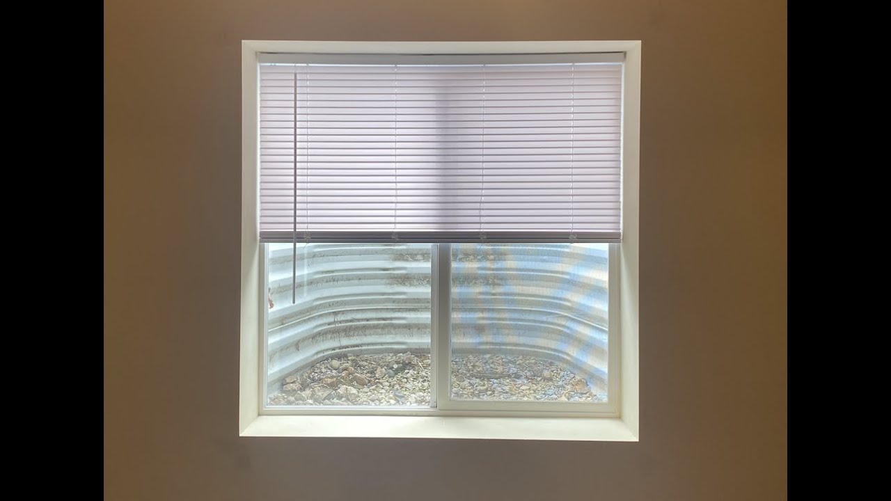 Installing Standard Blinds on Basement Windows