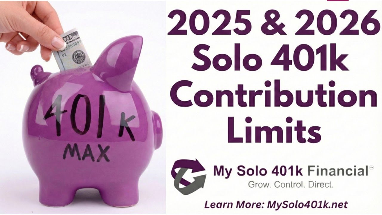 2025 & 2026 Self-Directed Solo 401k Annual Contribution Limits: Save up to $83,250!