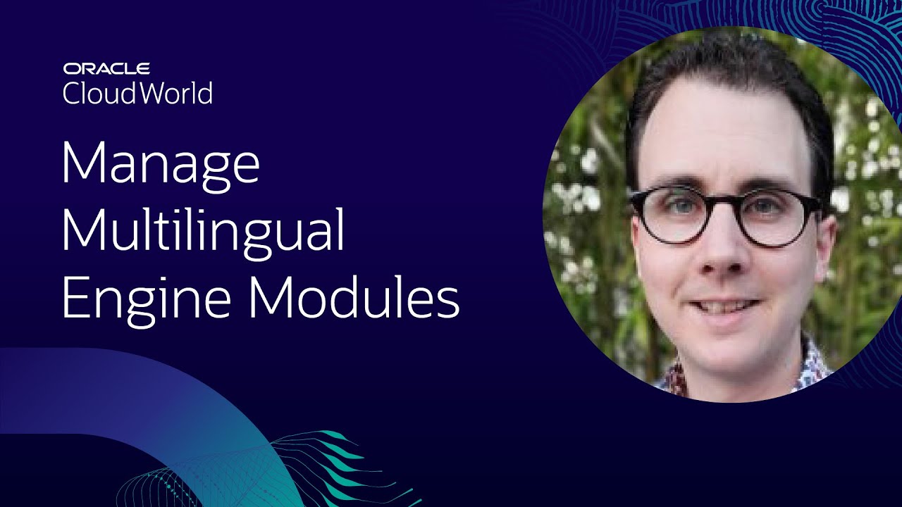 Managing JavaScript code with Oracle Database multilingual engine | CloudWorld 2022