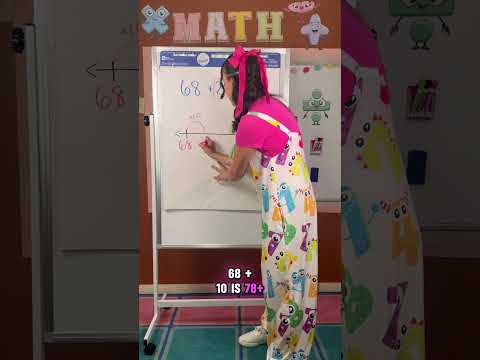 Adding on a Number line strategy #mathlessons #addition #maths #numberline #easyaddition #teacher