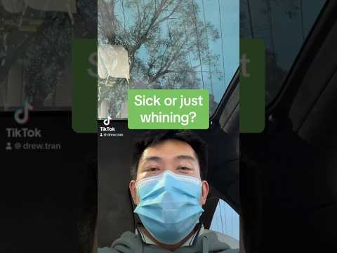 Being sick sucks. Or am I just a whiner? #sick #toughenup #whiner