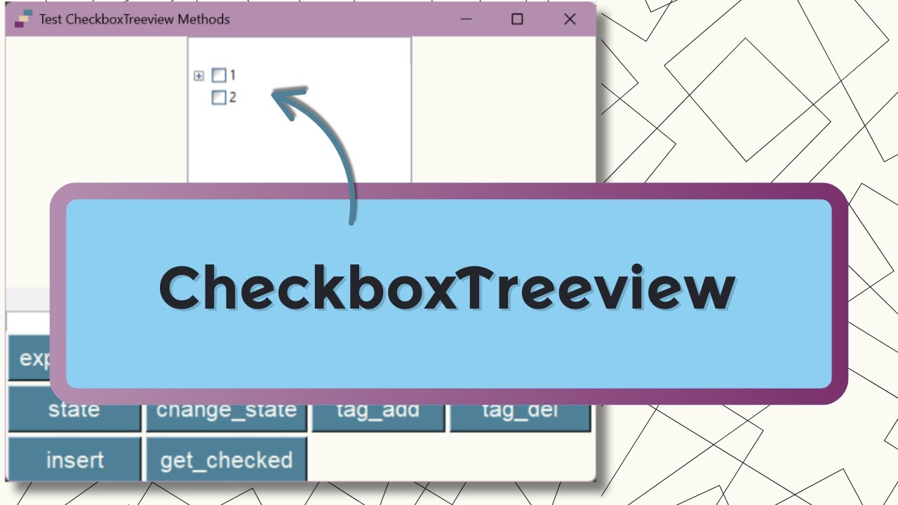 CheckboxTreeview - A Treeview With Checkboxes Widget