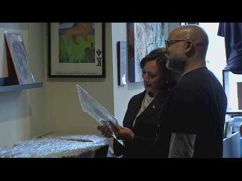 Veep loves vinyl: Kamala Harris visits Home Rule Records in DC