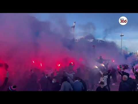 France: Lyon fans show support lighting flares ahead of derby against St. Etienne - News 360 Tv