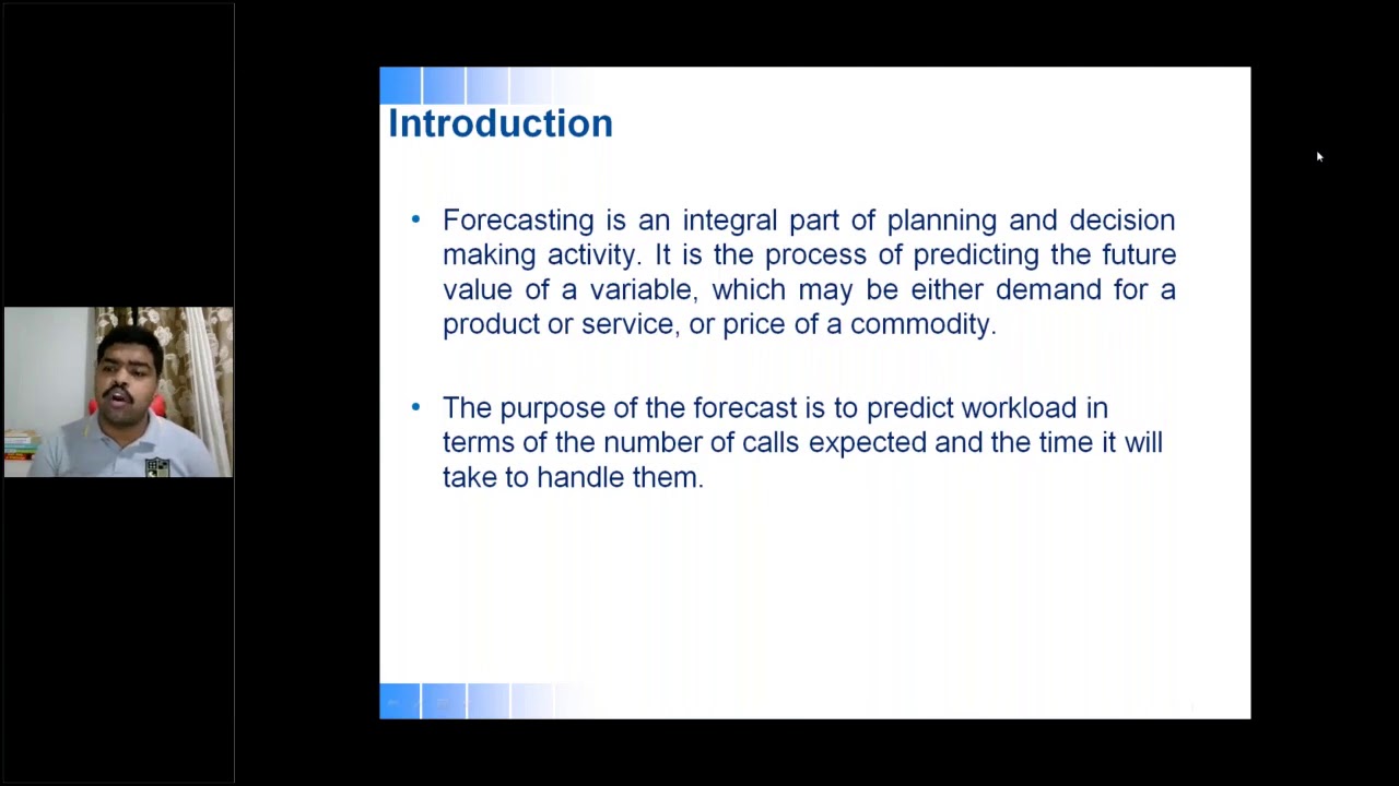 GWFM Master Class on WFM Forecasting  Speaker : Lalit Chouhan, Sr. WFM Professional