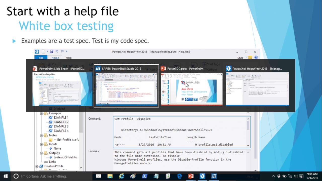 Test Driven Development with Pester   Blender