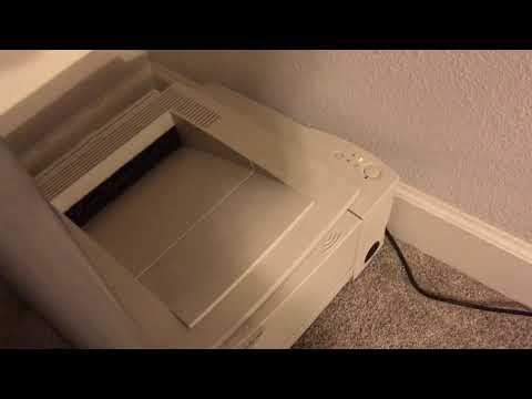 How To install old HP laser jet printer with Jet Direct to modern windows 10 on Ethernet Cable LAN