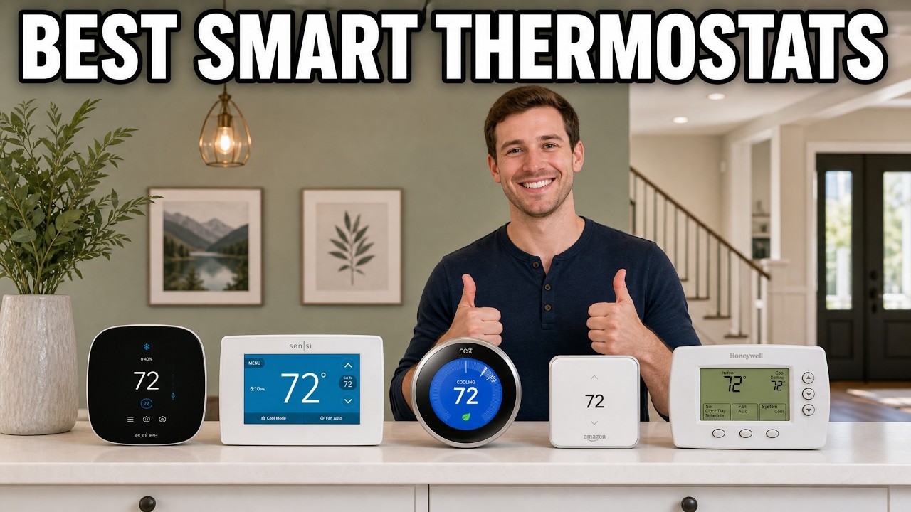The 5 BEST Smart Thermostats In Every Price Range! | Wi-Fi, Alexa & Budget to Premium 2026