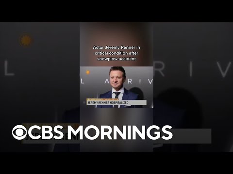 Actor Jeremy Renner in critical but stable condition after snowplow accident #shorts