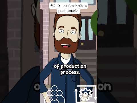 What are Production processes?