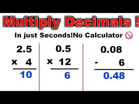 Multiplying Decimals || How to Multiply Decimals by Whole Numbers || SciMath Academy