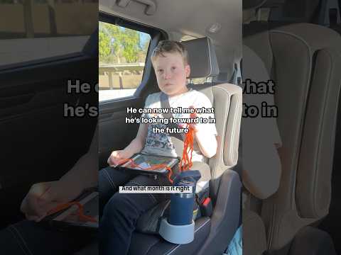 My #nonspeaking son telling me what he’s looking forward too. #autism #autistic #aac #aacdevice