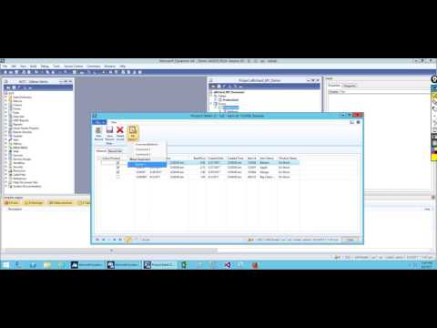 Microsoft Dynamic AX 2012 Technical Training: Form - Menu Button and Drop Dialog Button