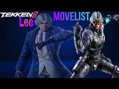 Tekken-8 Lee Chaolan Movelist & Frame Data 1080p60fps