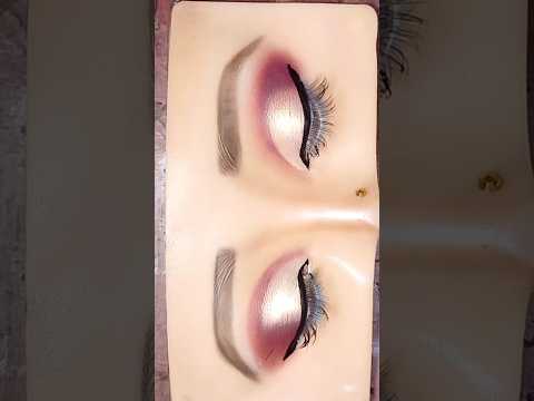simple half cut crease eye makeup tutorial ☺️#shorts #newsong#makeup #yt #trending #youtube #sorts