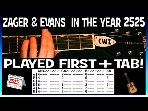 In The Year 2525 Zager & Evans Guitar Chords Lesson & Tab Tutorial