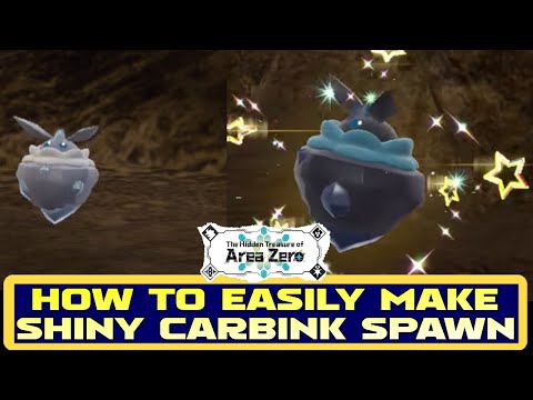 HOW TO EASILY MAKE SHINY CARBINK SPAWN IN THE TEAL MASK DLC!! | Easy Shiny Guide