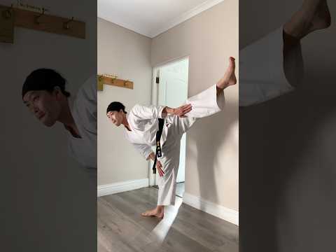 Japanese Karateka’s Room Training in the Hotel by the Japanese Standup Comedian, Karate Comic Ryo