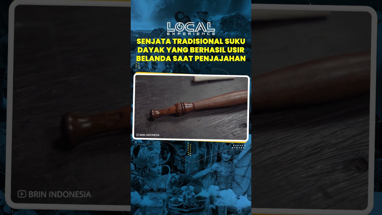 Keunikan Sumpit Dayak, Senjata Tradisional Khas Suku Dayak yang Senyap ...