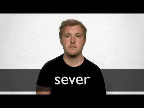 How to pronounce SEVER in British English