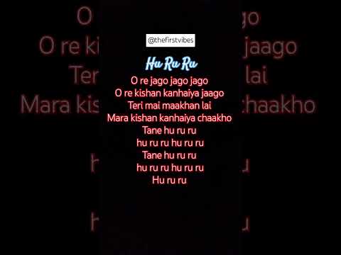 Hu Ru Ru #lyrics #kishankanhiya #song #trending #rajasthani #thefirstvibes