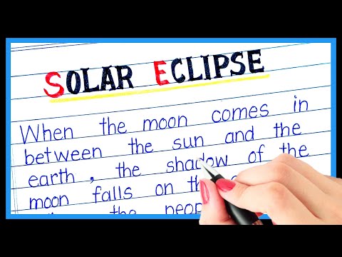 Definition of solar eclipse in english | What is solar eclipse