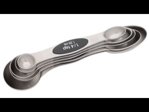 Magnetic measuring spoon