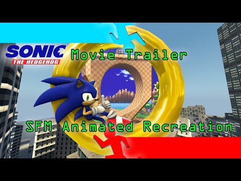 Sonic Movie 1 Original Design Trailer (Animated Recreation)