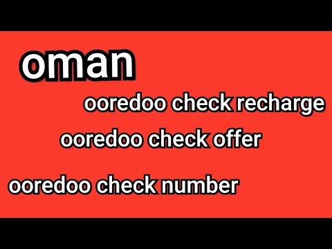 ooredoo oman | ooredoo all offer check code