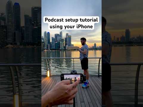 Podcast setup tutorial using iPhone and Detail app | How to record & edit video with just your phone