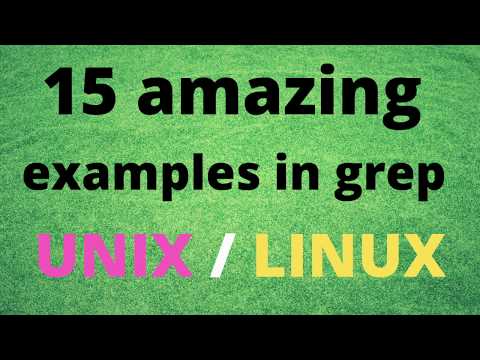 15 Amazing Examples in GREP Command Unix | LINUX