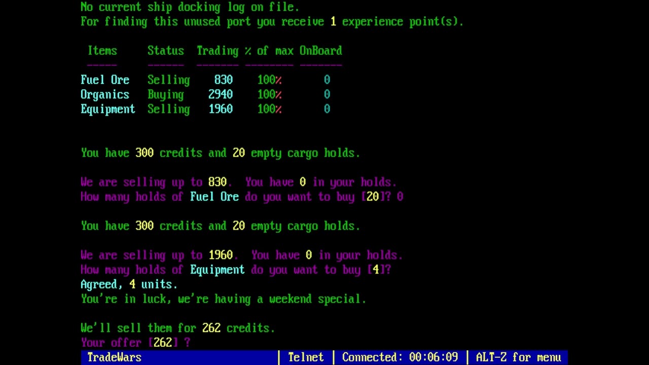 Basic overview of TradeWars 2002