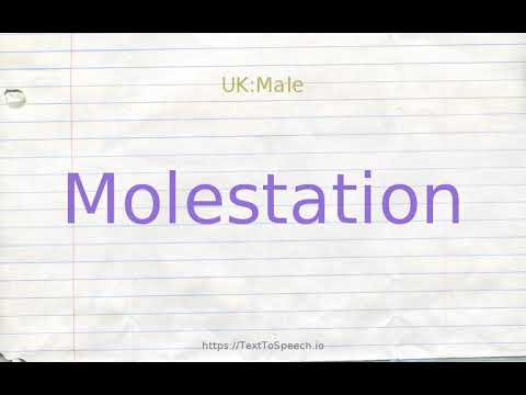 How to pronounce molestation