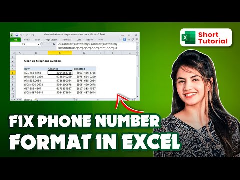 How to Fix Phone Number Format in Excel 2024