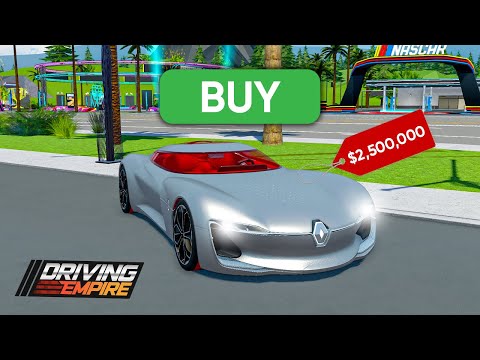 Spending $2,500,000 On The New RENAULT TREZOR In Driving Empire!