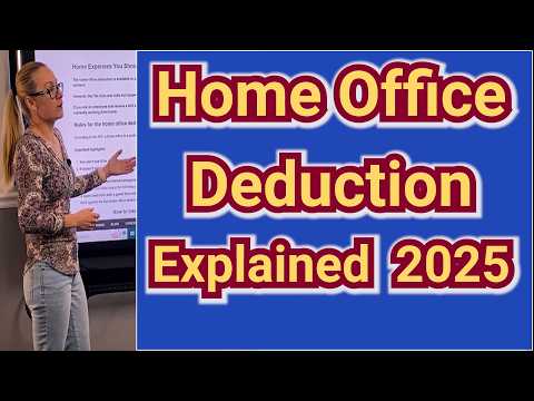 Home Office Deduction, Schedule C, Form 1040, Form 8829. How to write off your home office in 2025