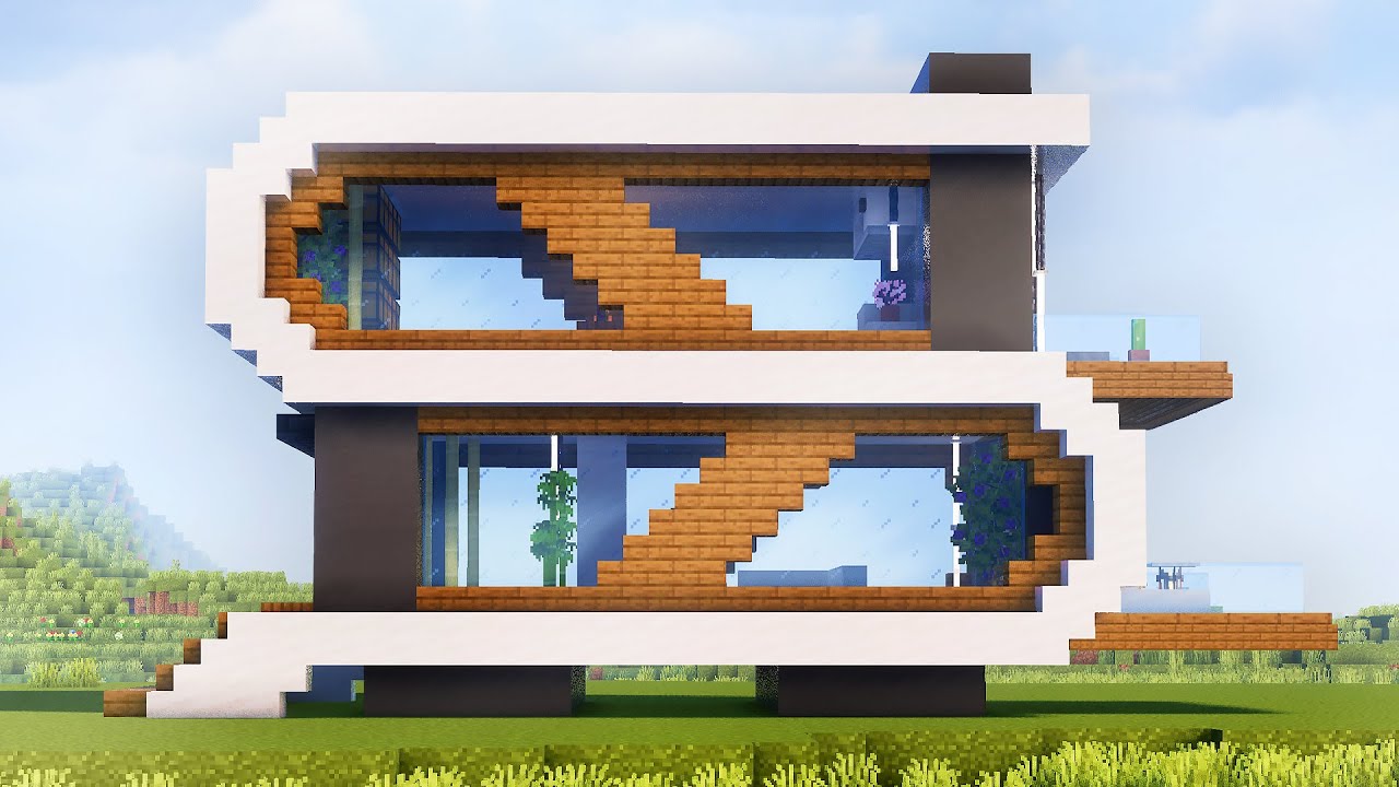 How to Build a Modern House in Minecraft - Minecraft Builders