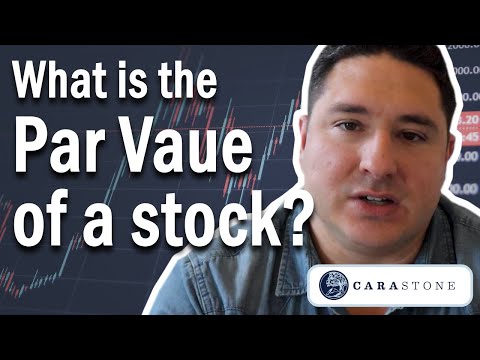 What is Par Value of Stock?