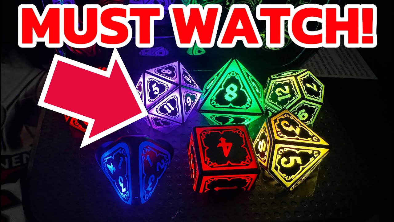 FONVGOGO Wireless Light Up Dice Set D&D RGB for Dungeons and Dragons (My Honest Review)