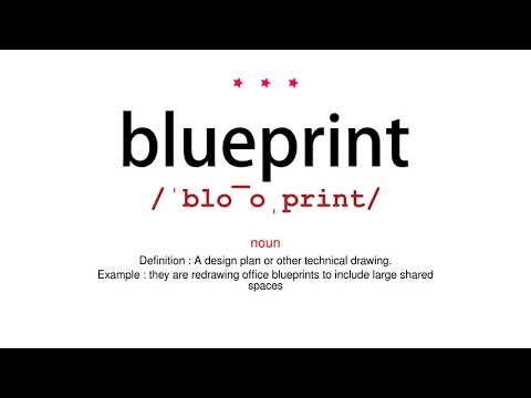 How to pronounce blueprint - Vocab Today