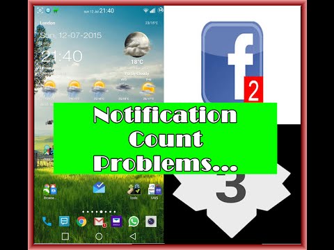Android Notification wrongly displaying count - app says unread messages or notifications