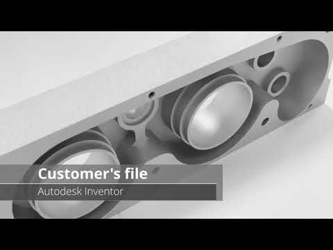 Aluminium 7075 part made with 5 axis Hermle c42u by Weerg