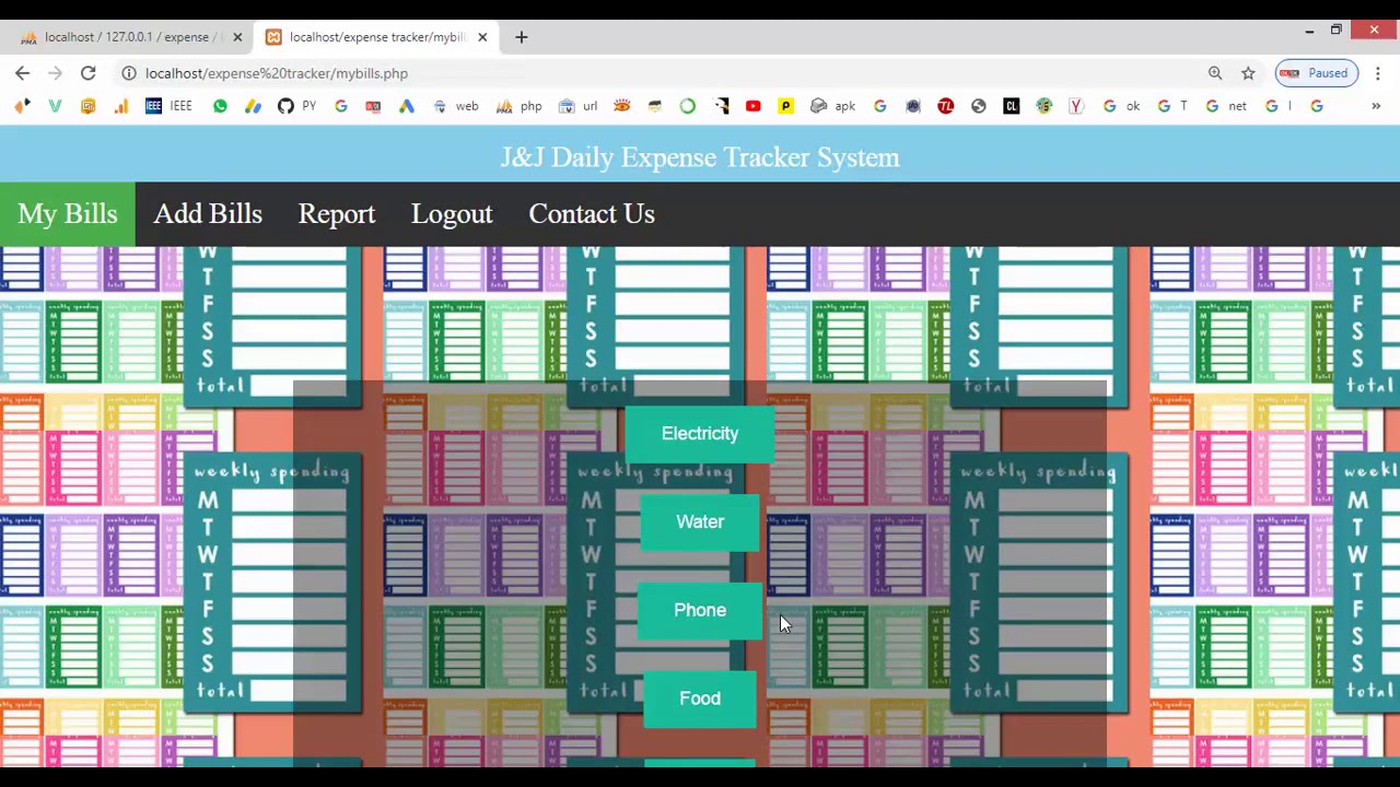 Daily Expense Tracker System in PHP - OKOK PROJECTS- Final Year ...